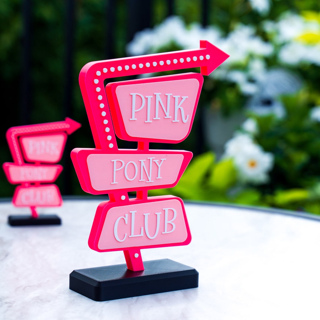 Pink Pony Club Tray Sign | Tray Decor | Office Decor | Gift for ...