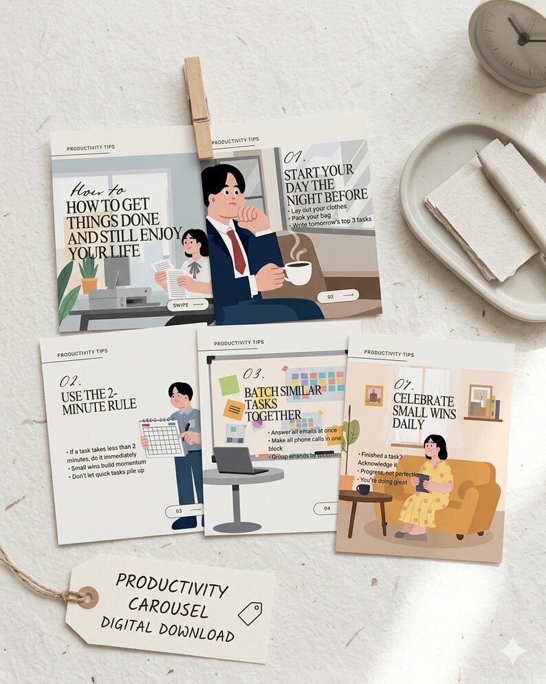 Instagram Carousel Templates | 5 Unique Canva Styles | Social Media ...
