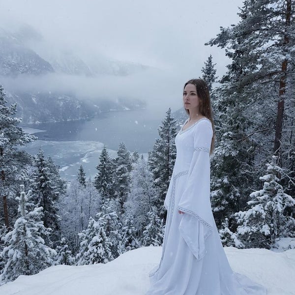 Elven Dress Ethereal - Etsy