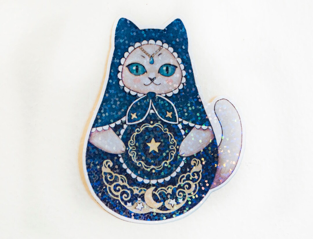 Cat Matryoshka Sticker VI - Etsy