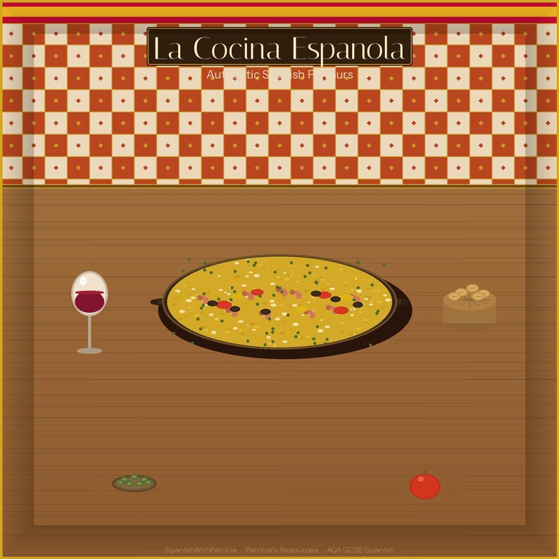 AQA GCSE Spanish Food Eating Out Worksheet | La Comida | Theme 1 ...