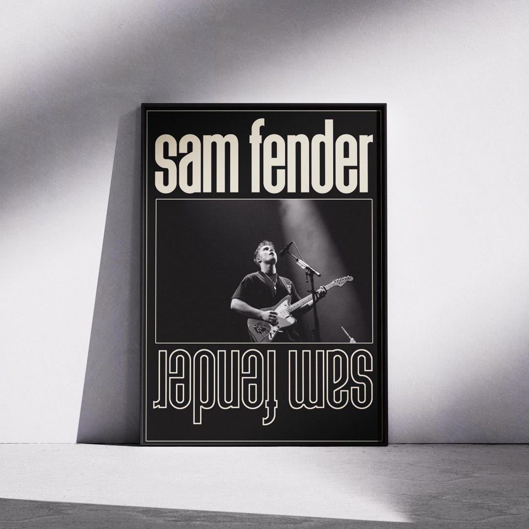 Sam Fender Concert Poster, Indie Rock Music Wall Art Print - Etsy