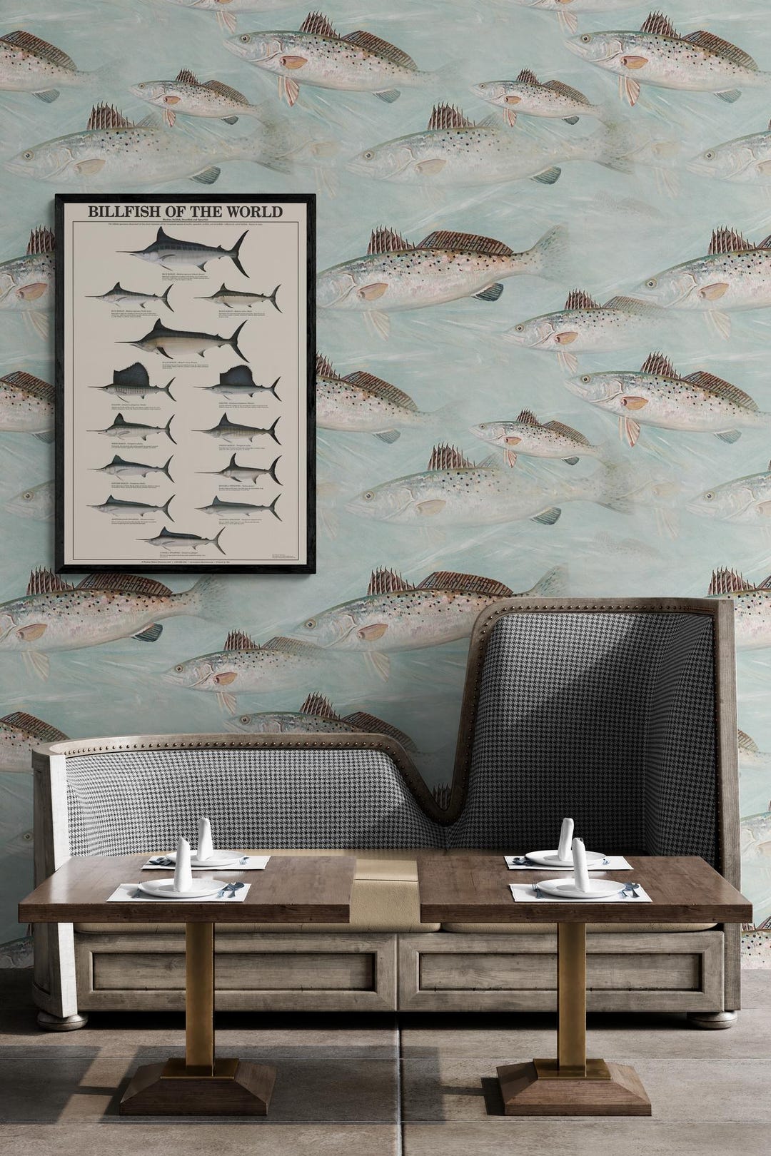 Billfish Poster and Identification Chart - Etsy