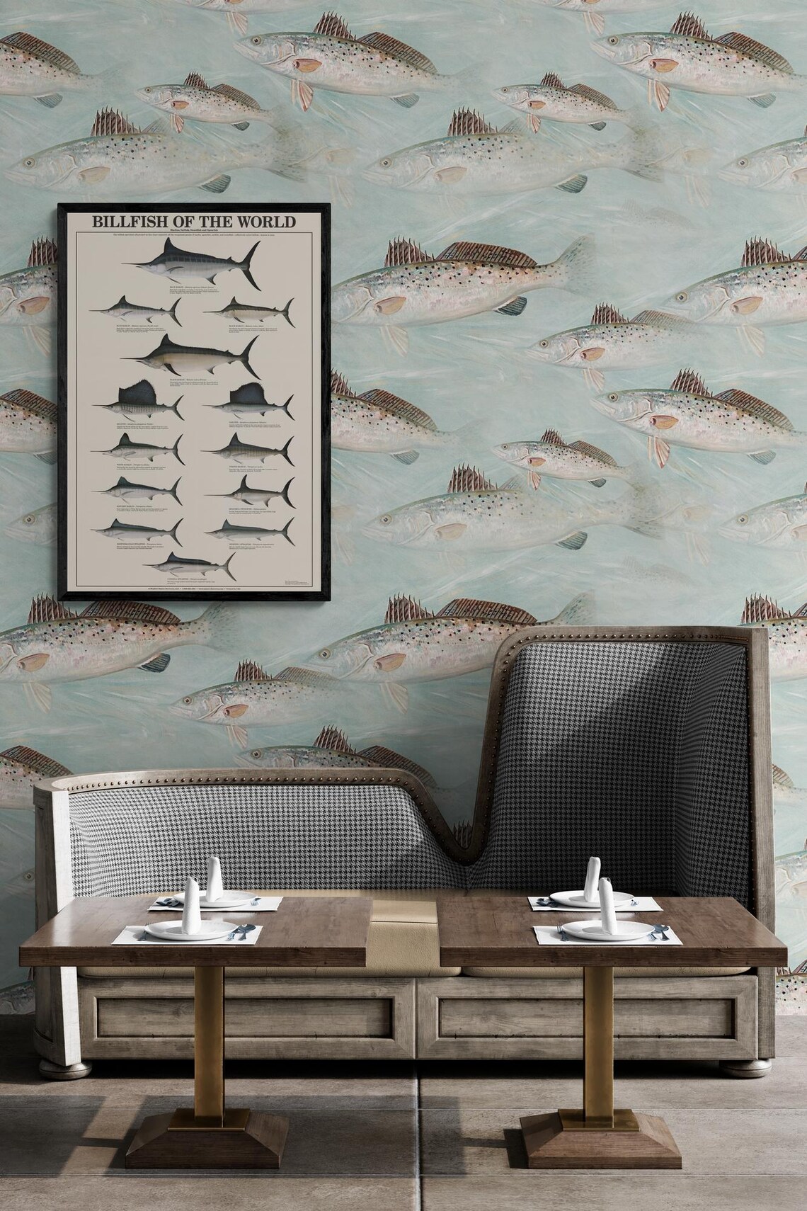 Billfish Educational Poster and Identification Chart - Etsy