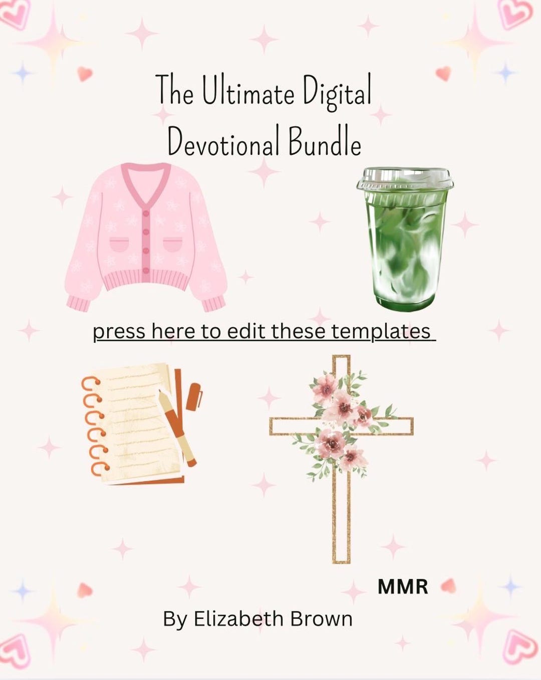 Faith Bundle Template | Editable Digital Planner for Christians - Etsy