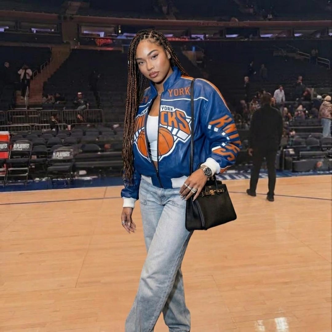 New York Leather Jacket | Basketball Fan Jacket | Retro Sports Jacket ...