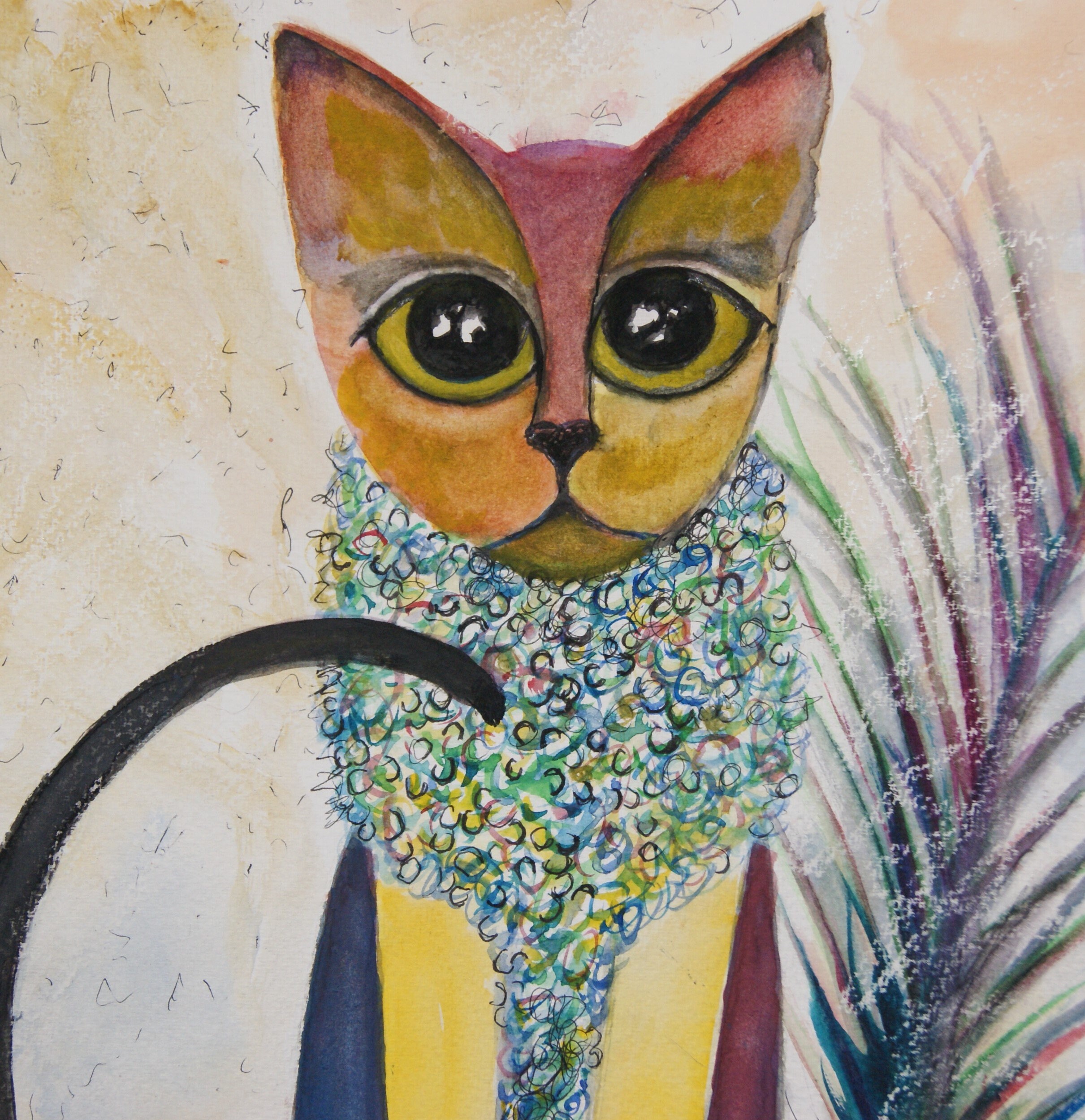 PELICAN. Cat Pack Rescue Series. Original Watercolor. Free - Etsy