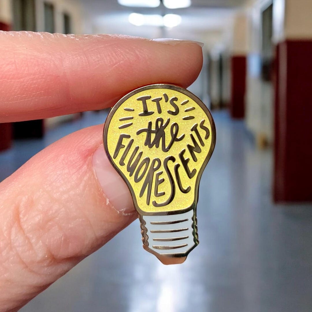 Twilight It's the Fluorescents Enamel Pin - Etsy