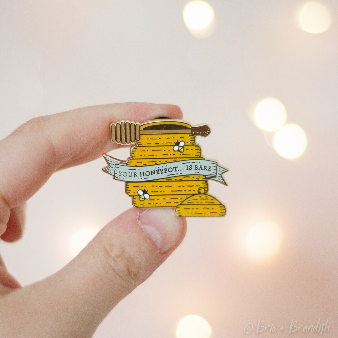 Outlander Enamel Pin. Honeypot. Bookish Enamel Pin. Literary Pin ...