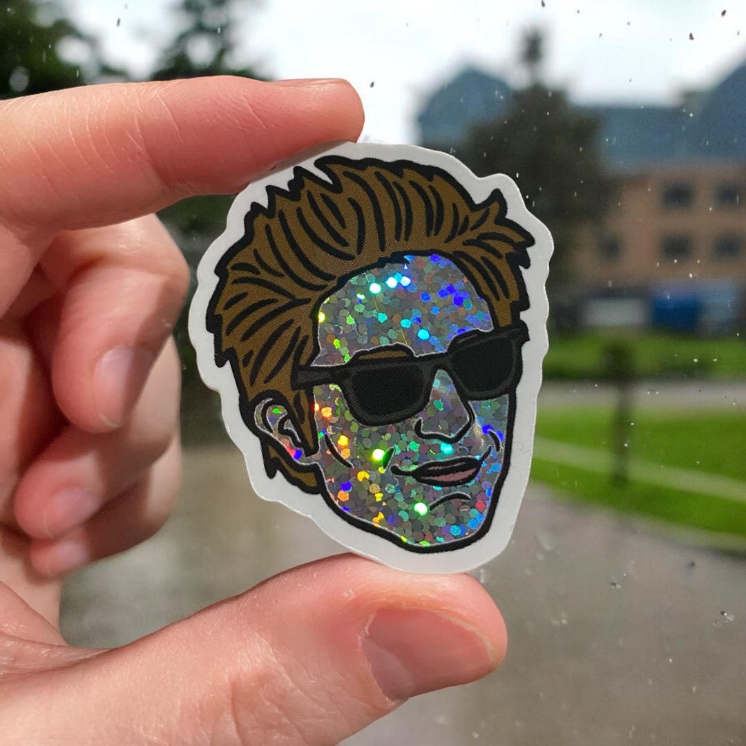 Sparkly Edward Vinyl Sticker - Etsy