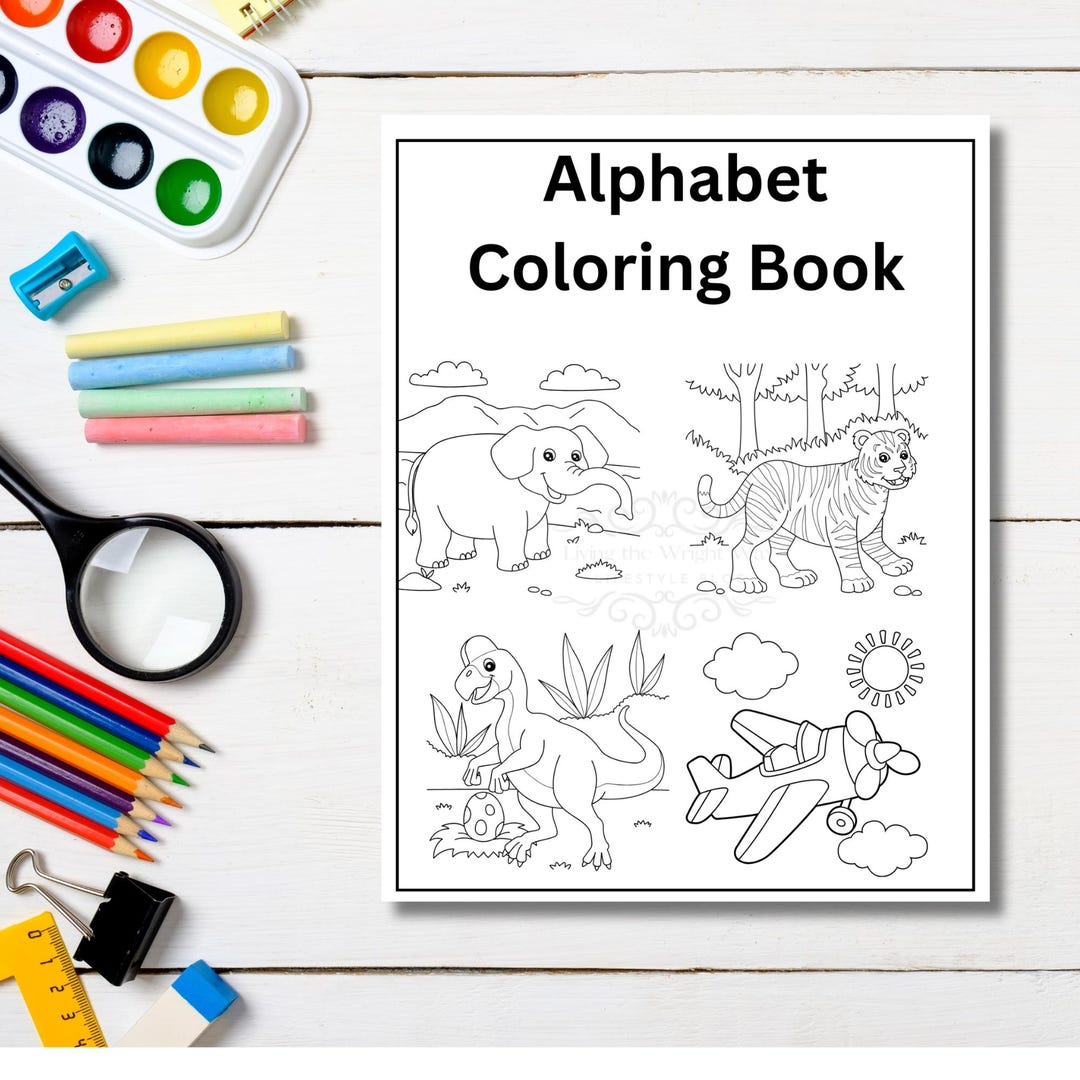 Alphabet Coloring Pages for Toddlers, Preschoolers, ABC Activities ...