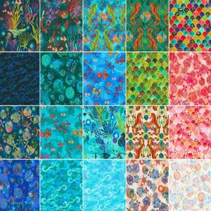 Oceanica Fat Quarter Bundle - Etsy