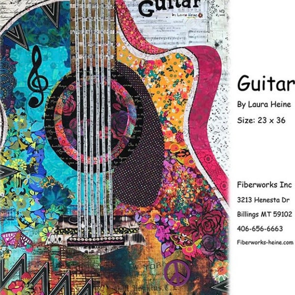 Guitar Quilt - Etsy