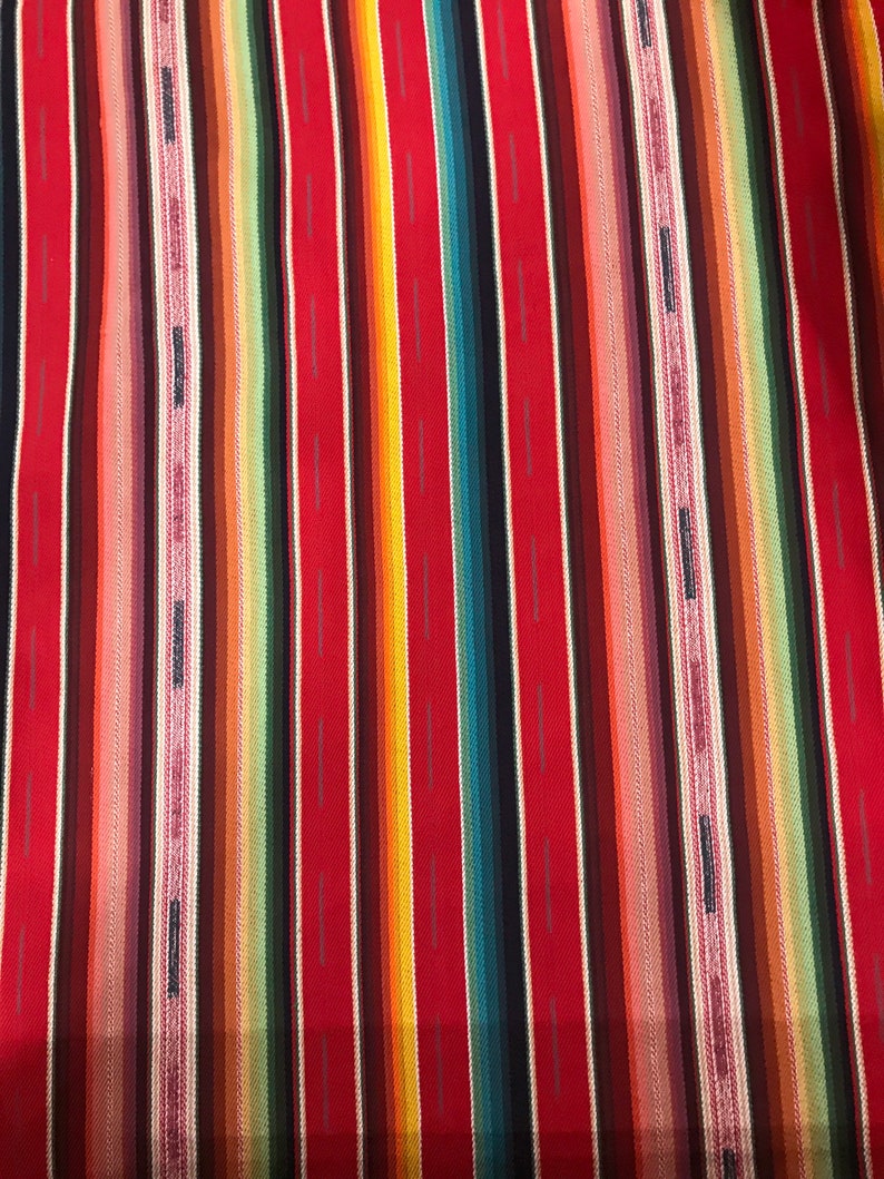Red Serape Fabric - Etsy