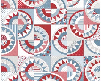 Old Glory Ny Cheater Quilt Panel 36 X 60 by Venessa Goertzen With Lella ...