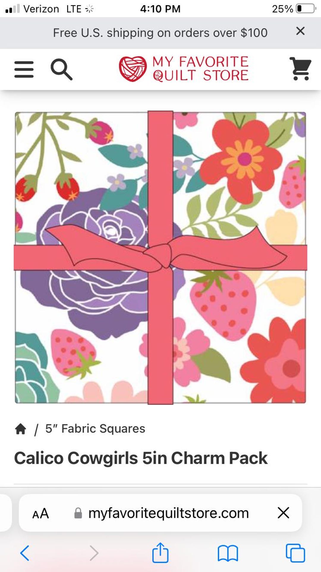 Calico Cowgirls 5” Squares - Etsy