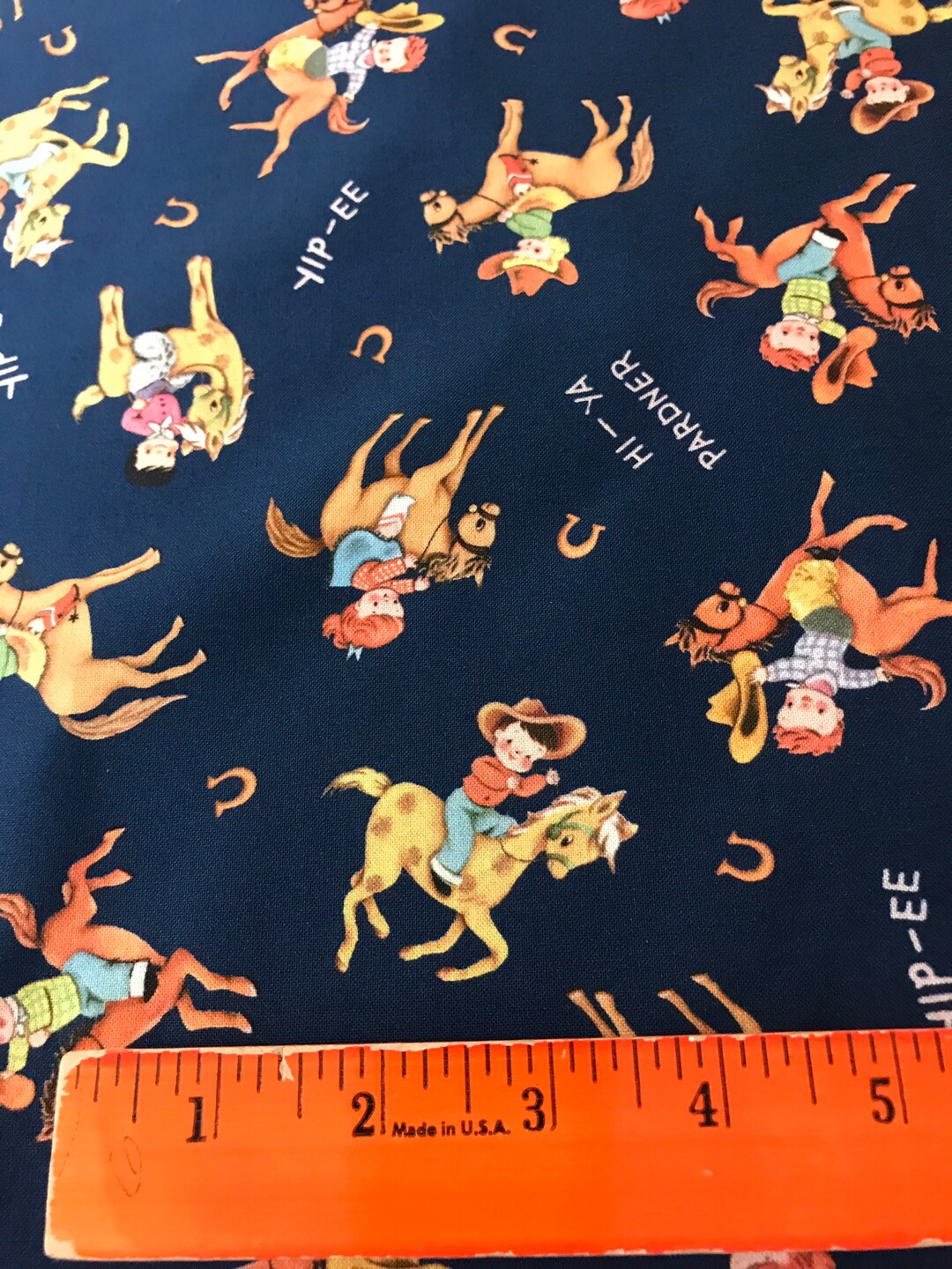 Giddy up Kids on Blue - Etsy