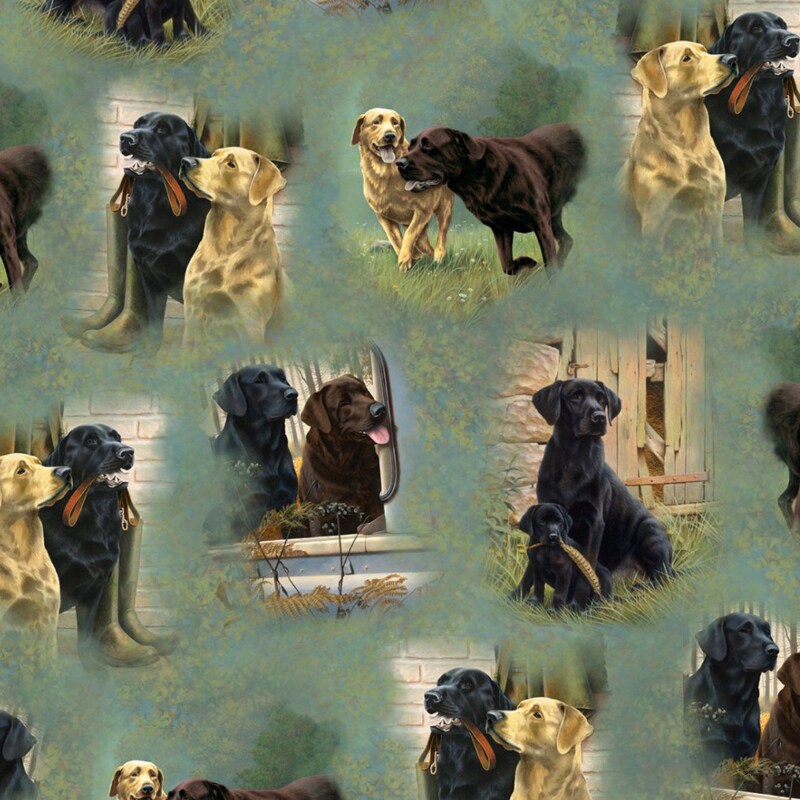 Lab Quilt Panel - Etsy