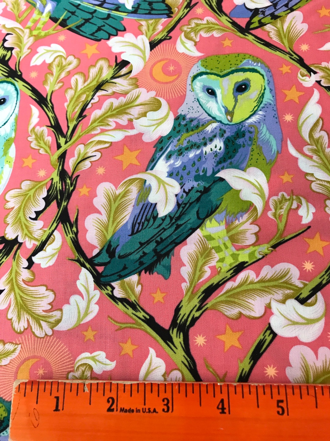 Tula Pink Moon Garden Night Owl - Etsy