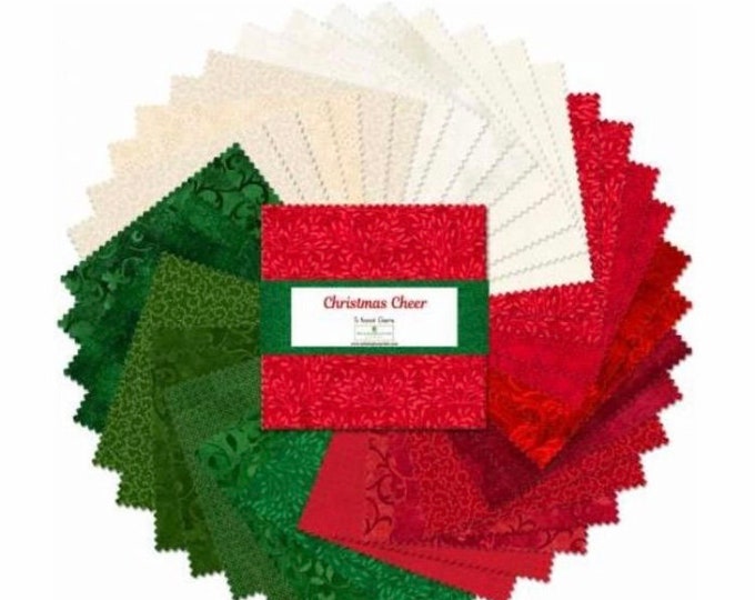 Christmas Cheer 10 Squares - Etsy