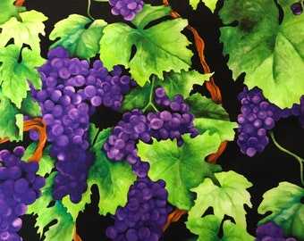 Vineyard Fabric | Etsy