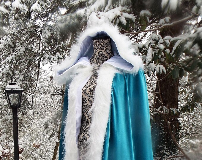 Touch of Ice Winter Wonderland Cape - Etsy