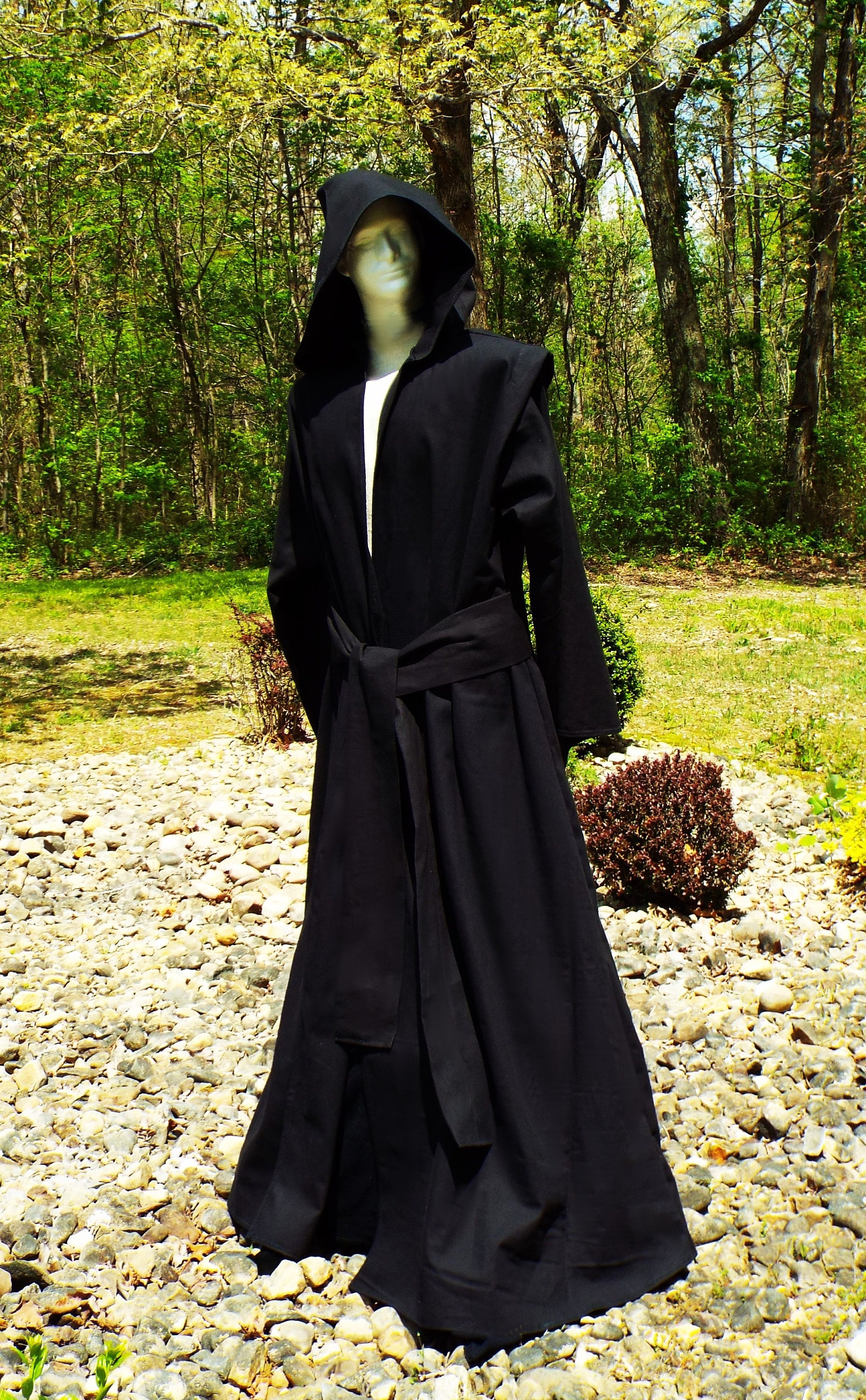 The Black Warlock Robe | Etsy