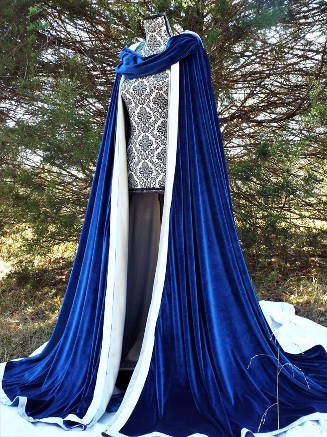 The beautiful Blue Bridal Cape/formal Cape/wedding - Etsy Sweden