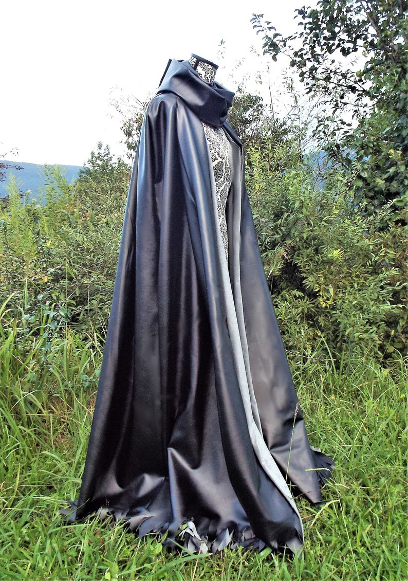 Men's or Women's Faux Leather Cape - Etsy