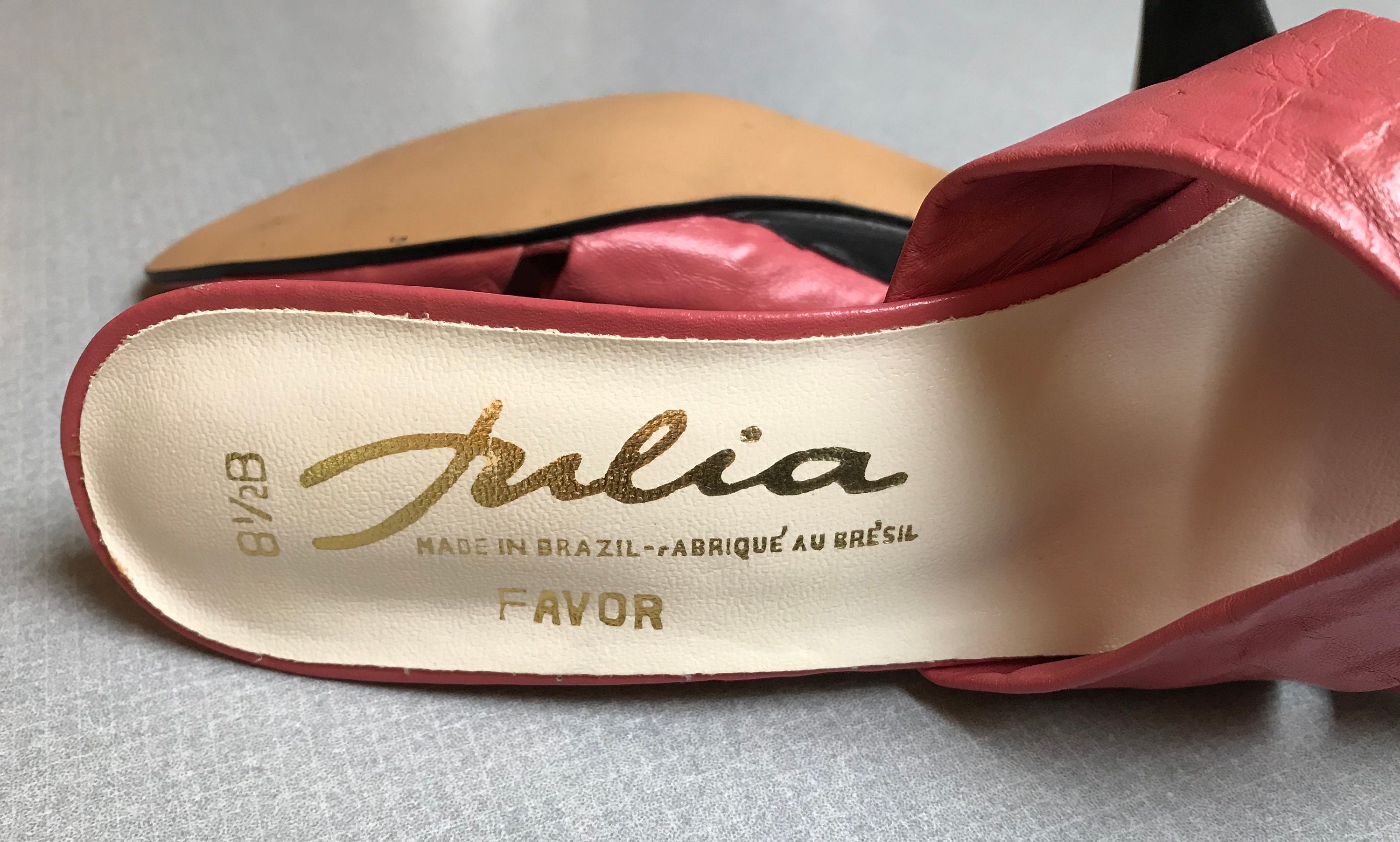 Vintage Julia Heels/made in Brazil - Etsy