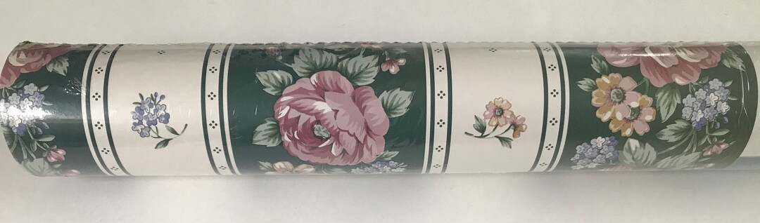 Vintage Pre-pasted Double Roll Vinyl Wallpaper - Etsy