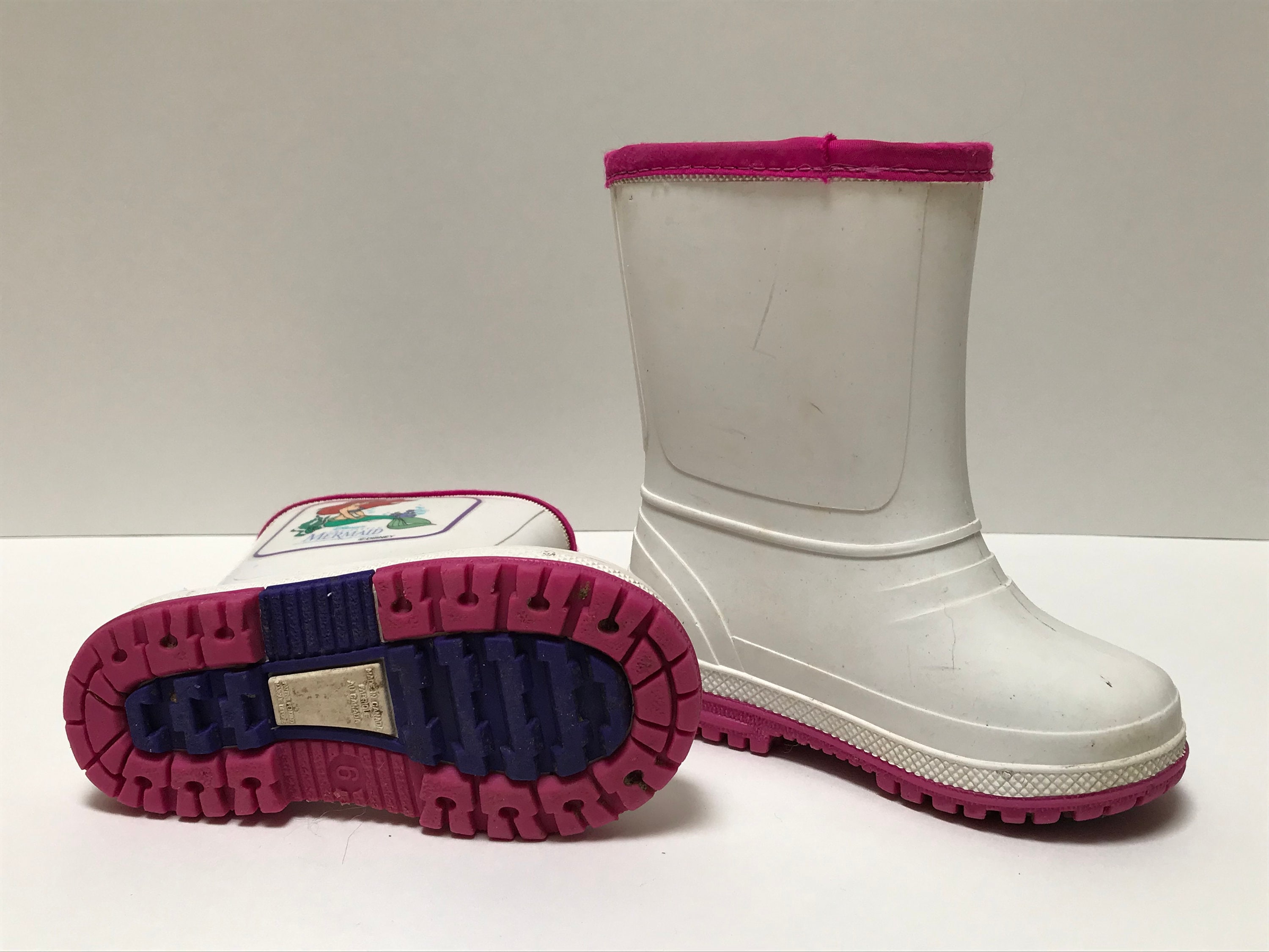 Vintage Disney’s the Little Mermaid Rubber Boots - Etsy