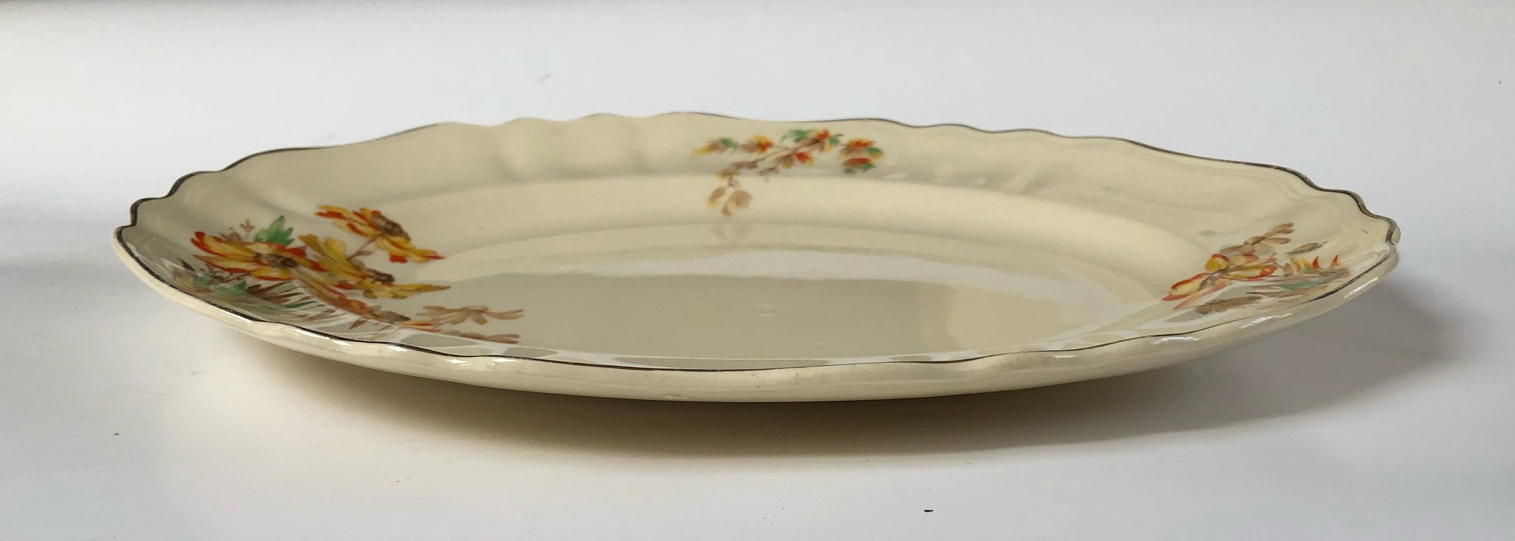 Vintage J&G Meakin England/sunshine Re561073/oval Floral - Etsy