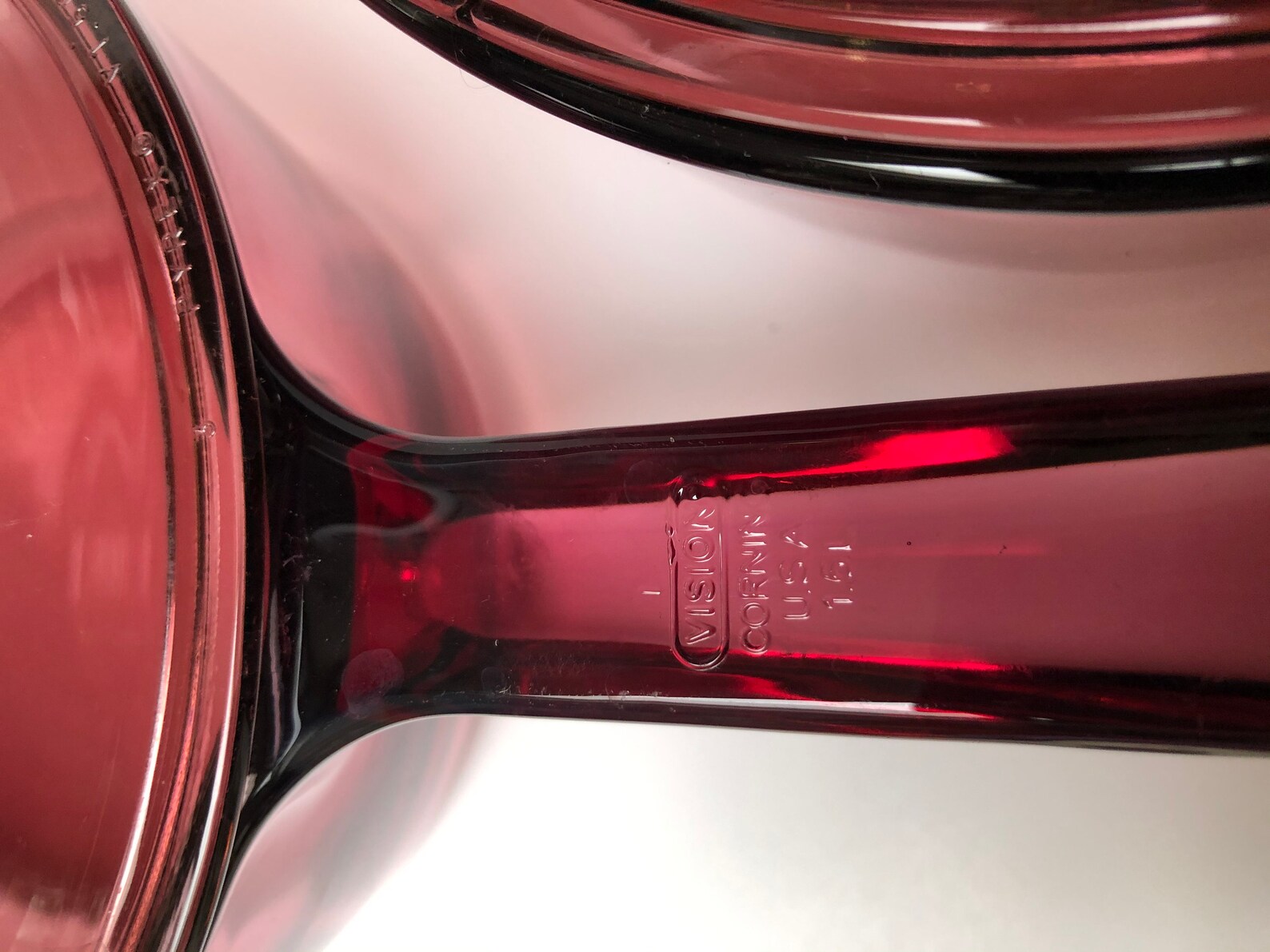 Vintage Cranberry Glass Pyrex Vision Corning Ware Set - Etsy UK