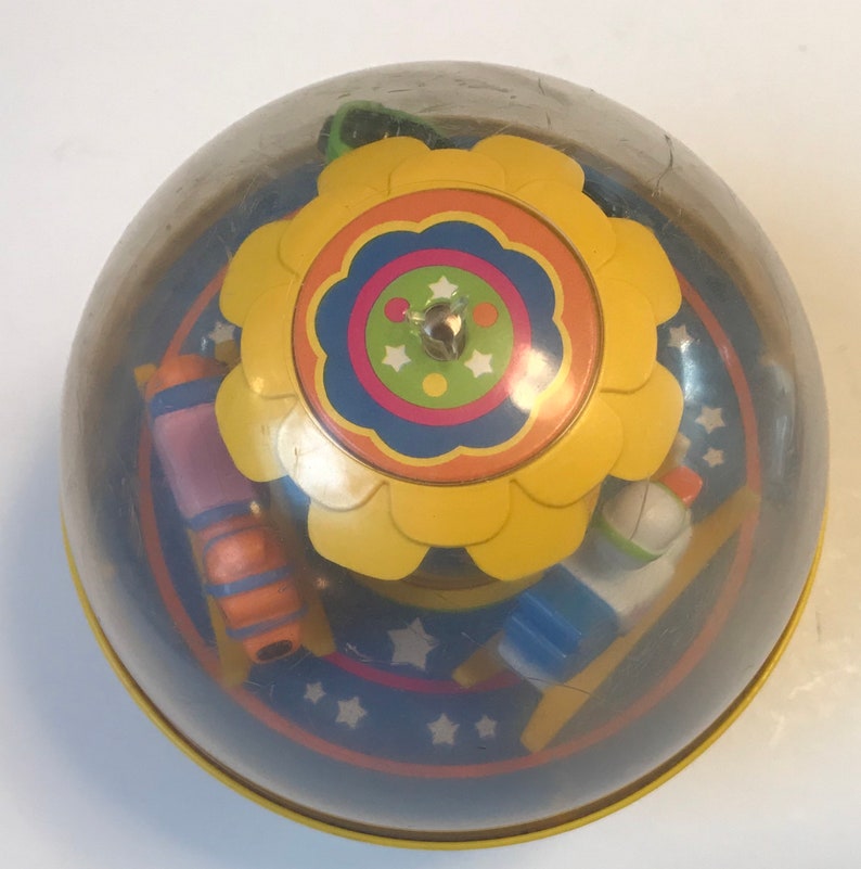 Vintage Fisher Price Roly Poly Chime Ball - Etsy