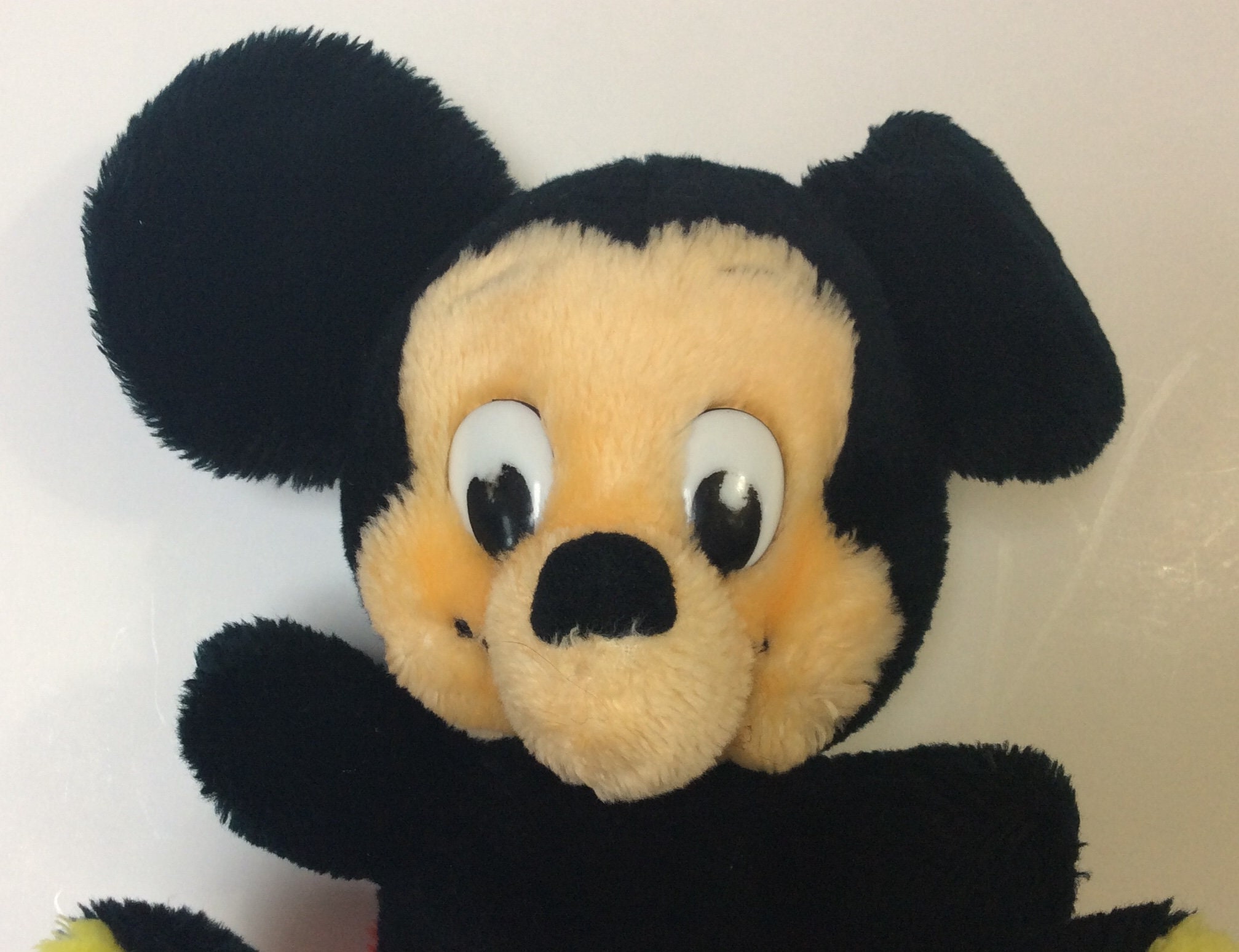Vintage Walt Disney Plush Mickey Mouse - Etsy