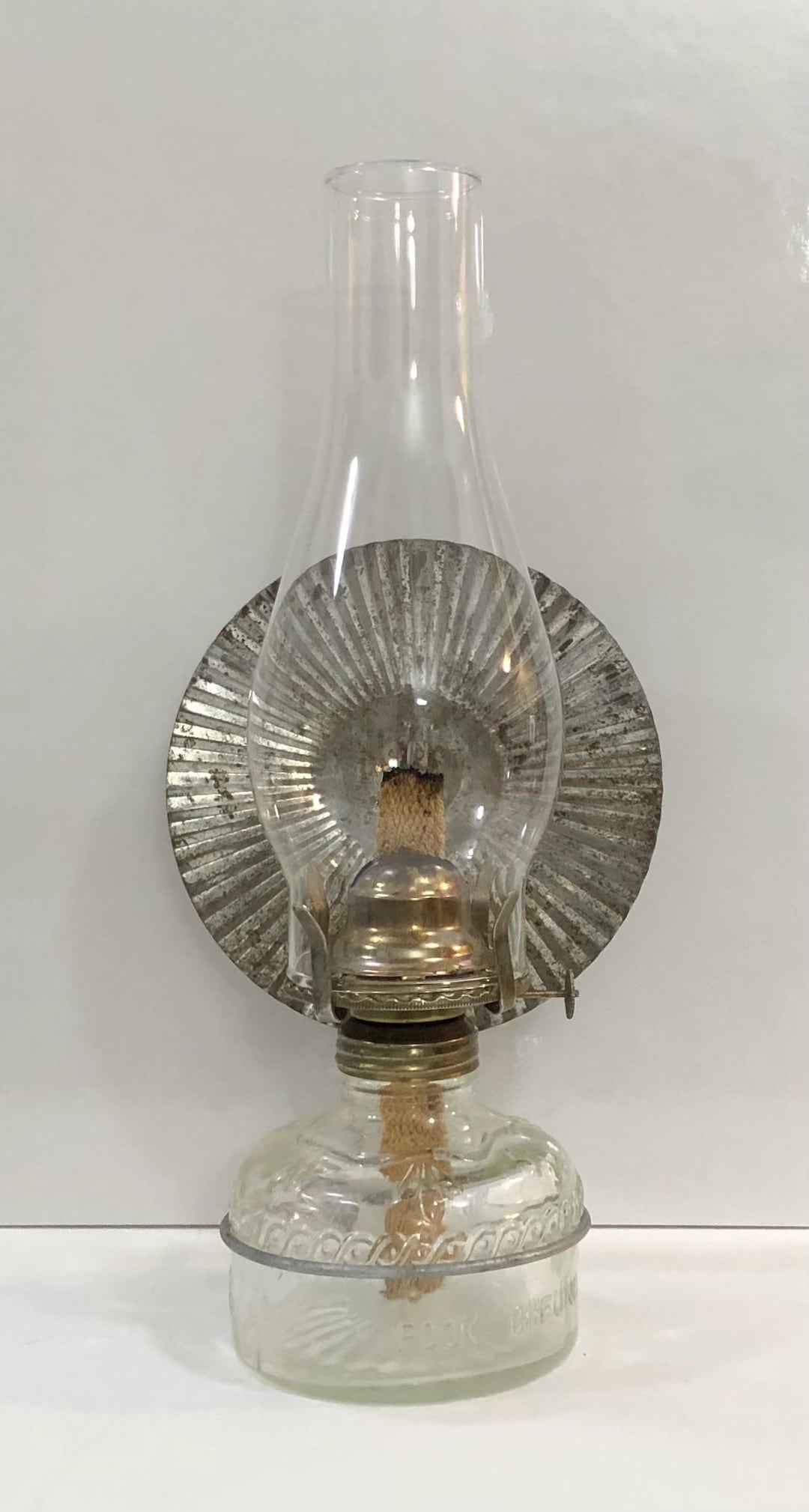 Vintage Fook Cheung Glass Lantern With Reflector - Etsy