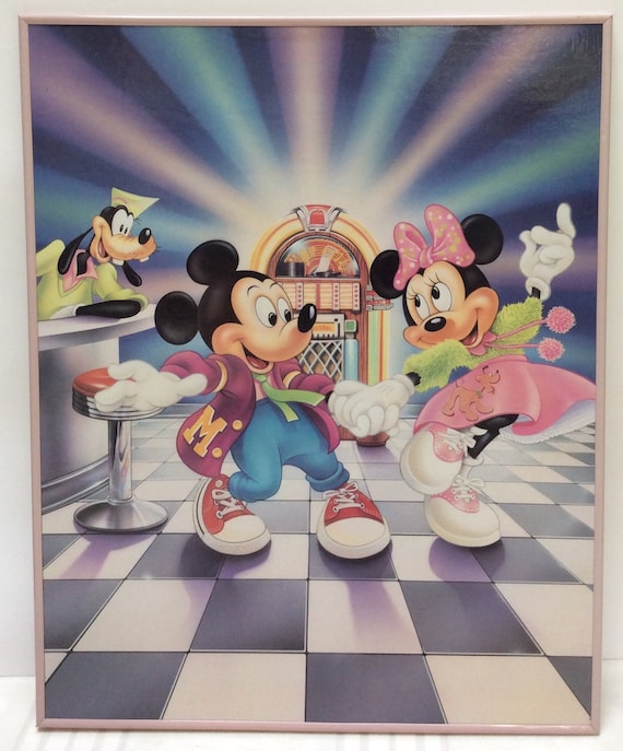 Old Mickey And Minnie Cartoon