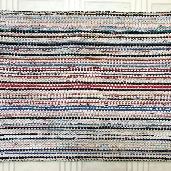 Rag Rug - Etsy