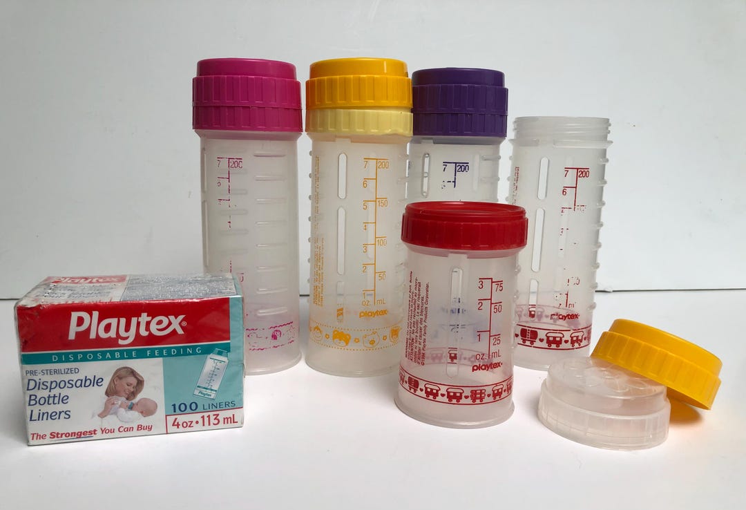 Vintage Playtex Nurser Bottles - Etsy