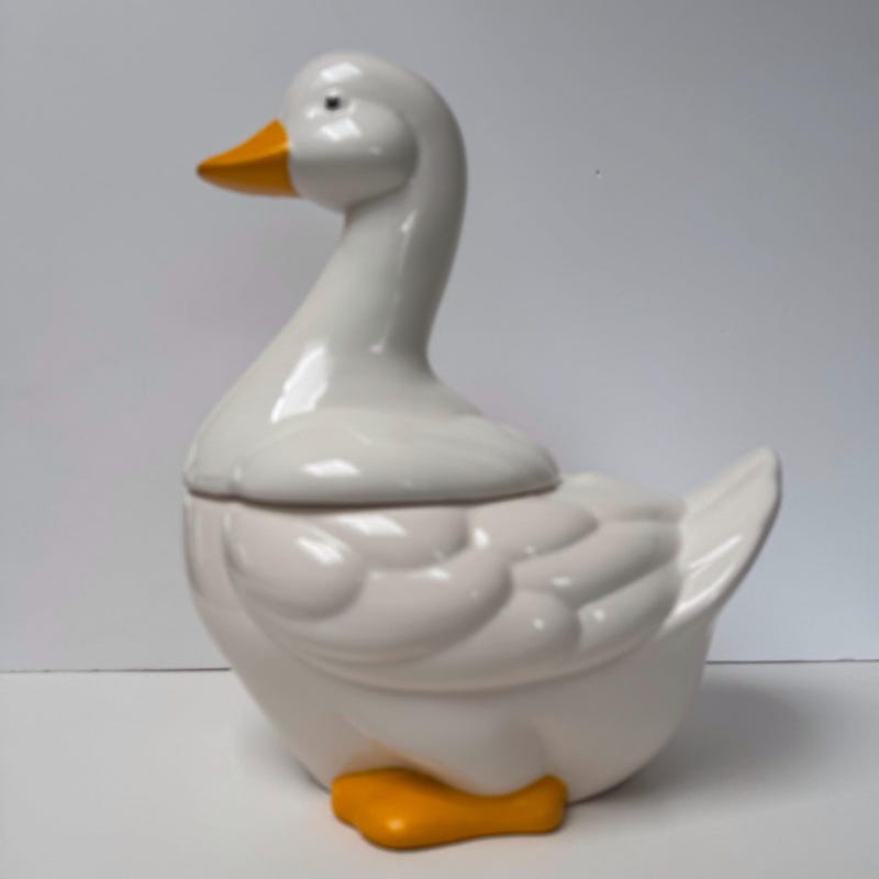Goose Cookie Jar - Etsy