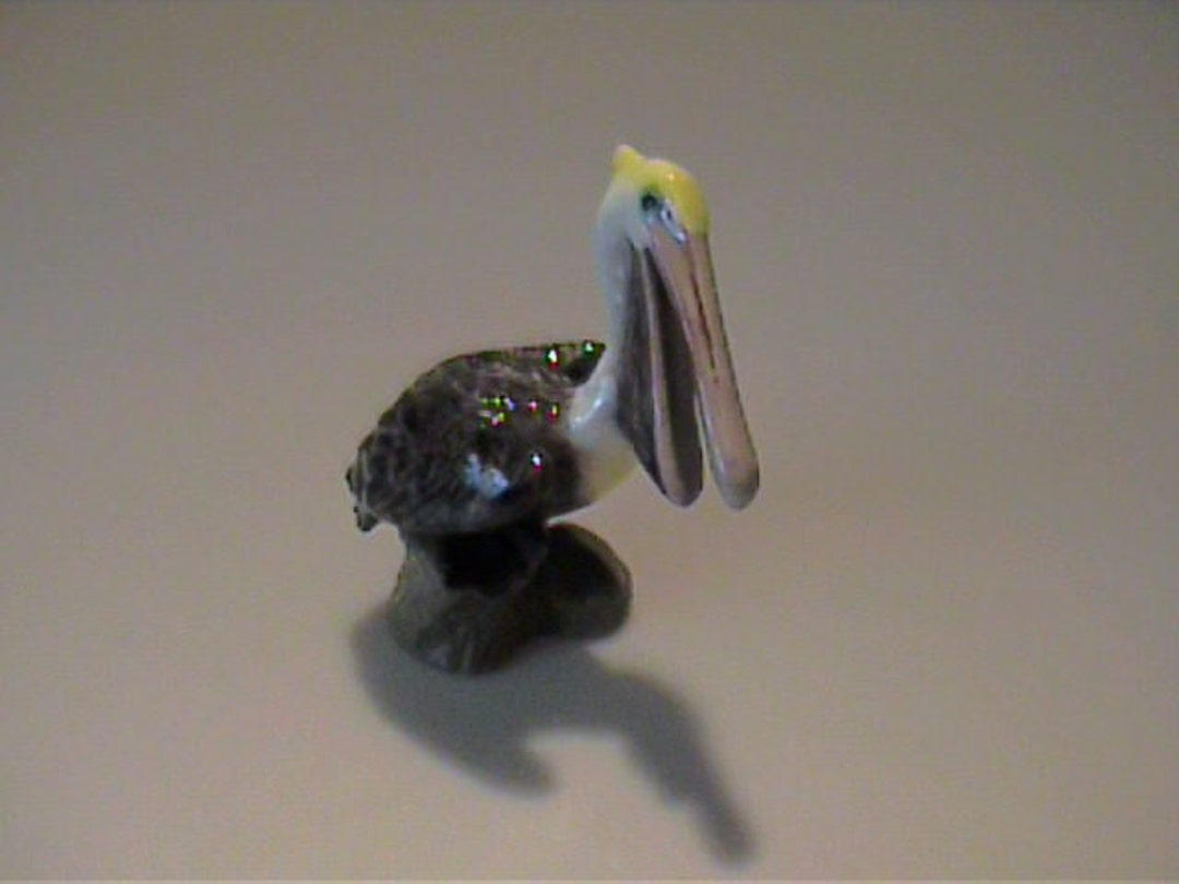 Vintage Hagen Renaker Pelican Bird Sitting on Piling - Etsy