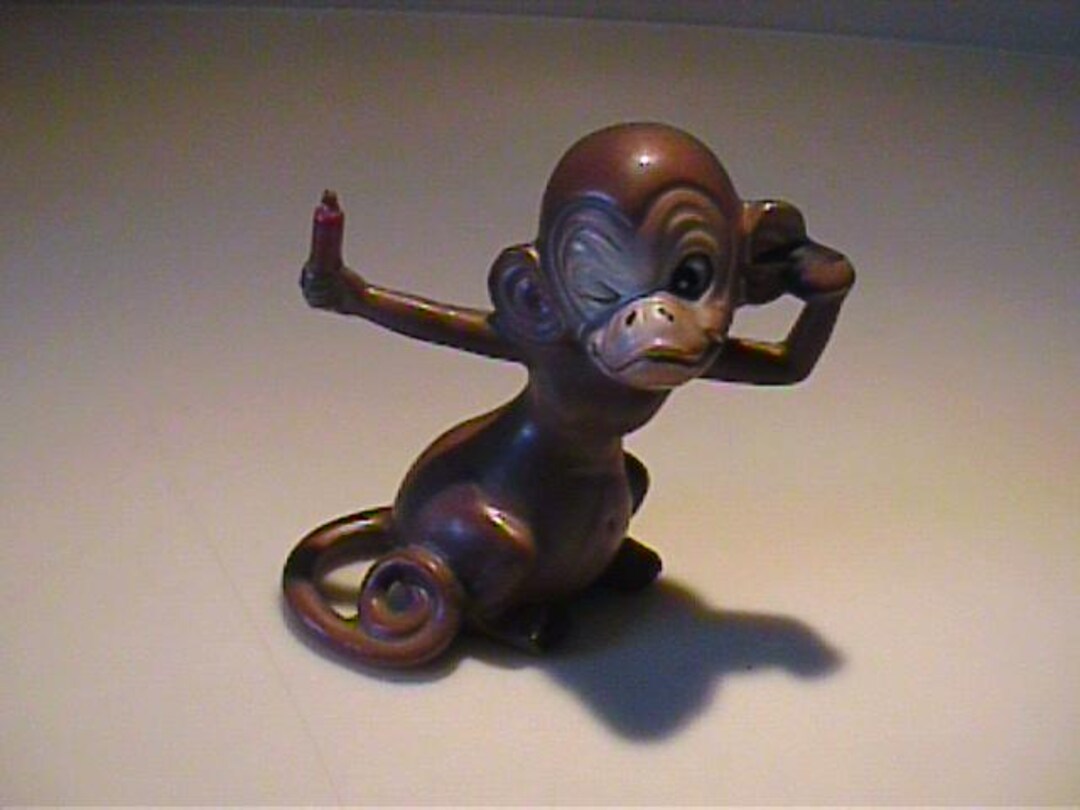 Vintage 1960's Ceramic Josef Originals Monkey With Dynamite Japan - Etsy
