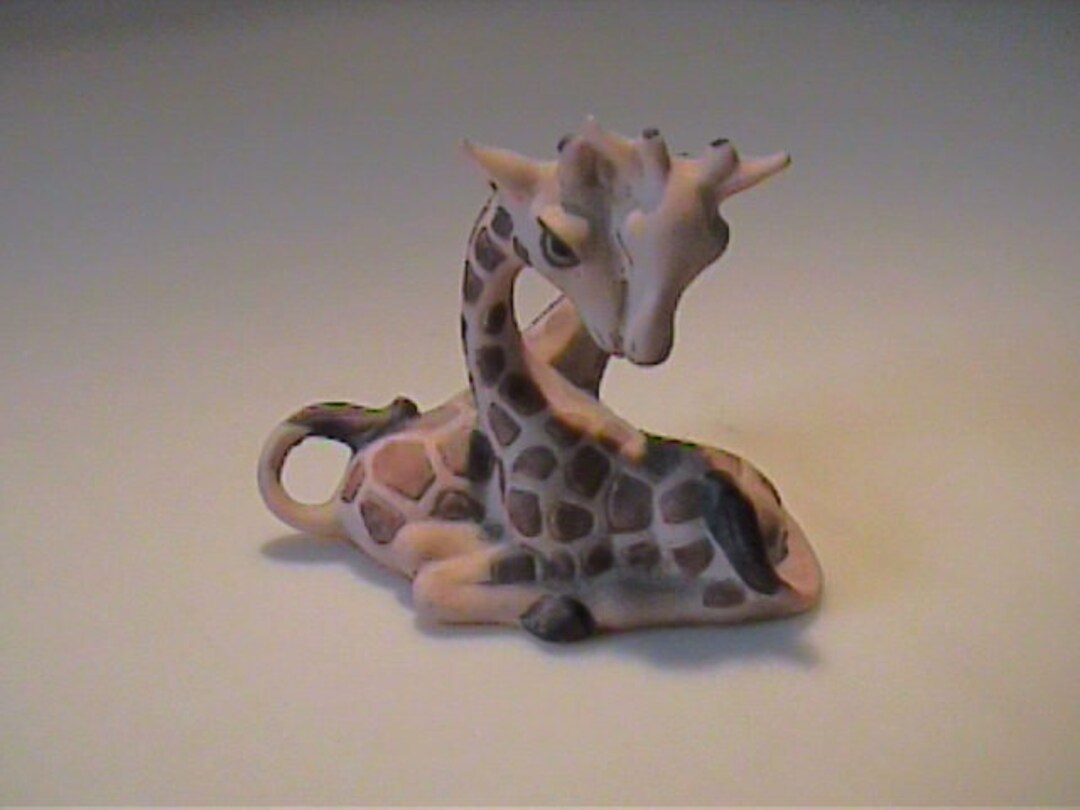 Vintage Miniature Bone China Giraffe Couple - Etsy