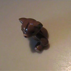 Vintage 1950's Miniature Hagen Renaker Brown Teddy Bear - Etsy