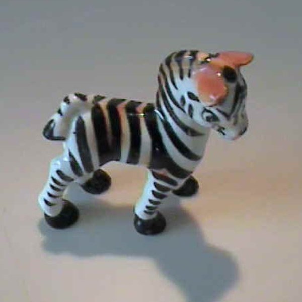 Ceramic Zebra Figurine - Etsy