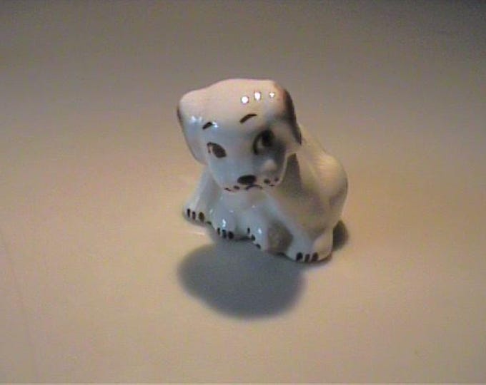 Vintage 1940's Pottery Walker Pottery Brown & White Puppy Dog - Etsy