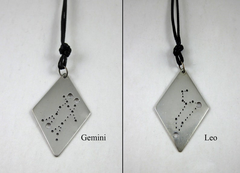 Sterling Silver Astrological Star Signs | Etsy