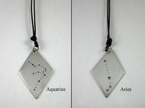 Sterling Silver Astrological Star Signs | Etsy