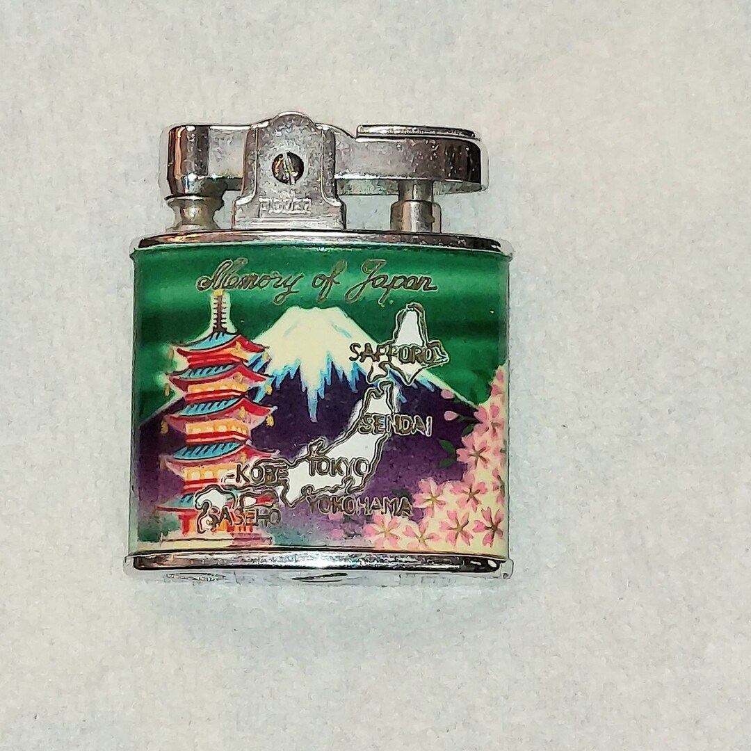 Vintage Fisher Memories of Japan WWII Lighter - Etsy